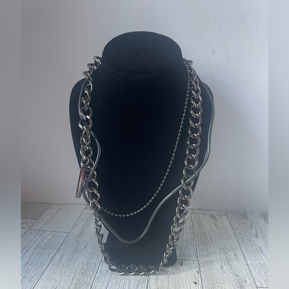 MAC Cosmetics | Jewelry | Mac Cosmetics Jewelry Employee Necklace Black ...